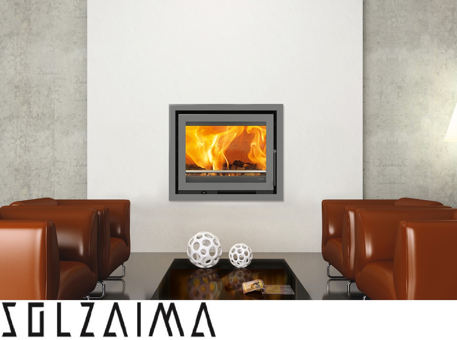 Τζάκι μεταλλικό Solzaima Urano Eco 70